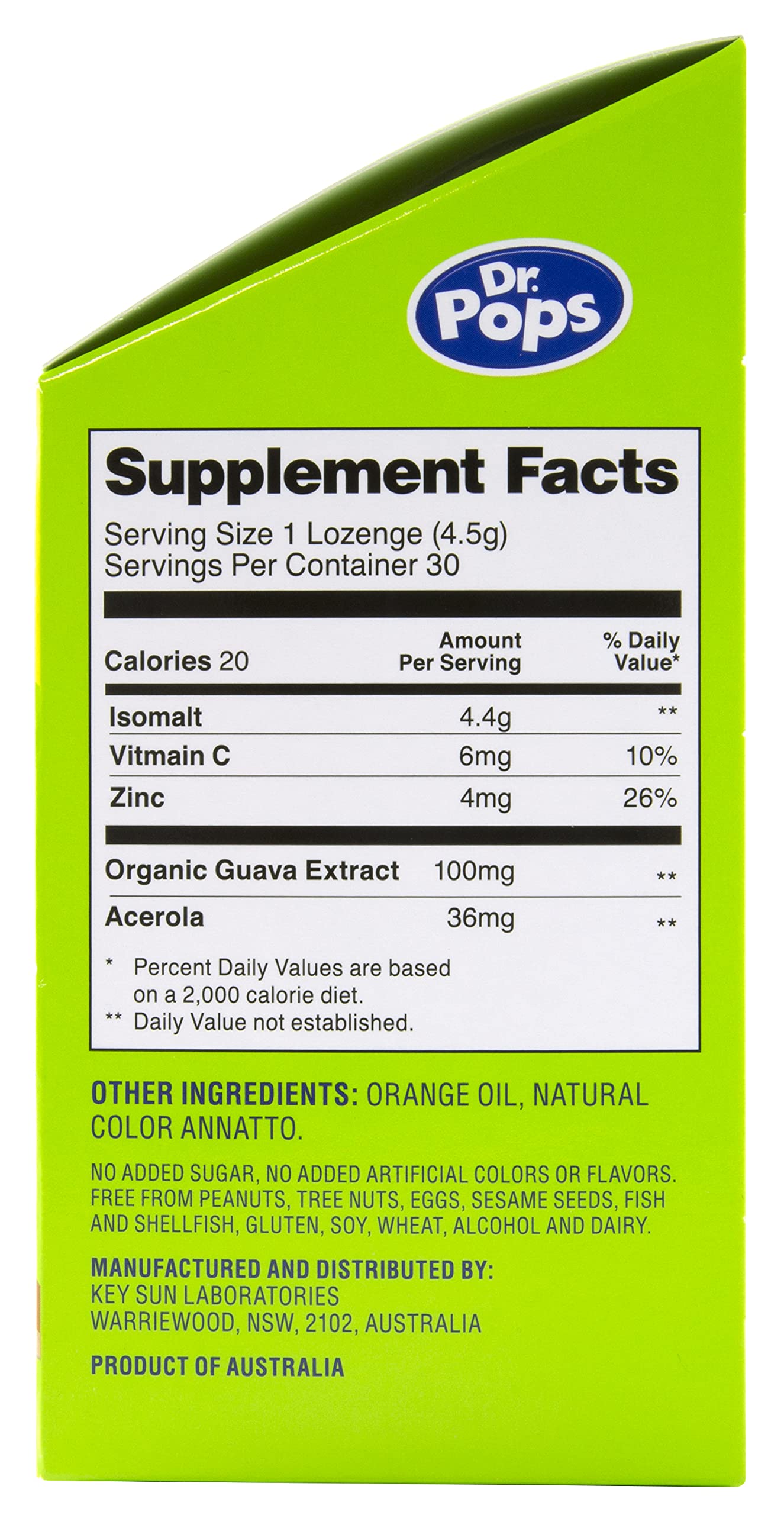 tropical fruit flavour immune support