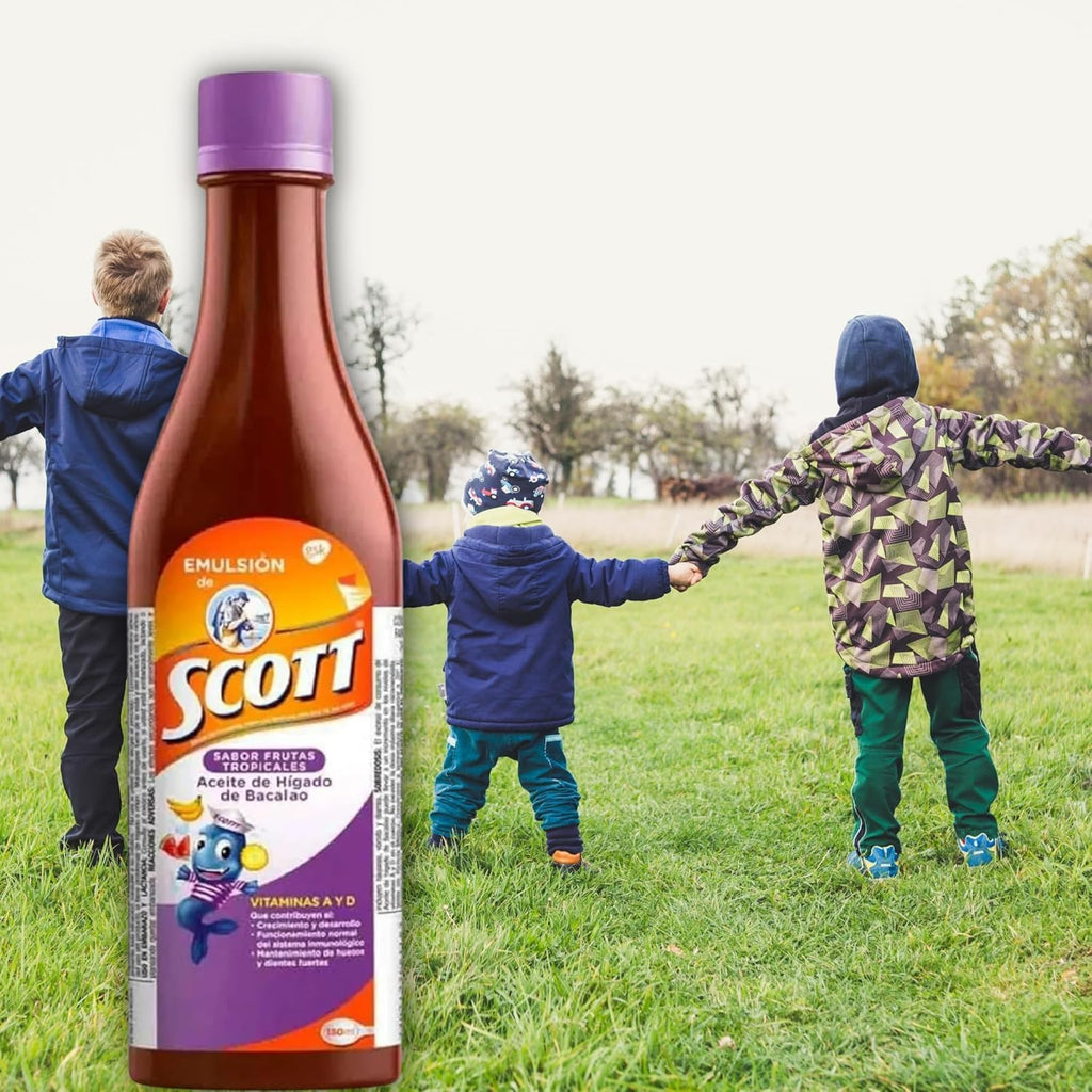 Tropical fruit flavour vitamin A supplement