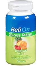 Tropical fruit glucose tablets for on-the-go