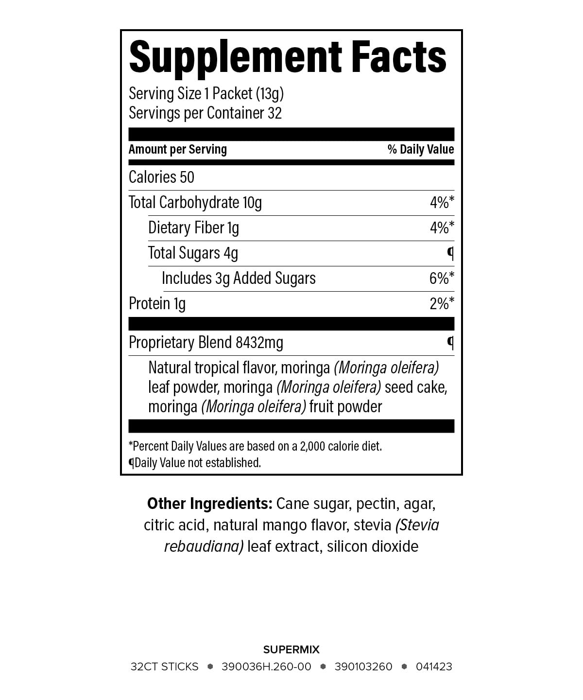 tropical fruit Moringa supplement