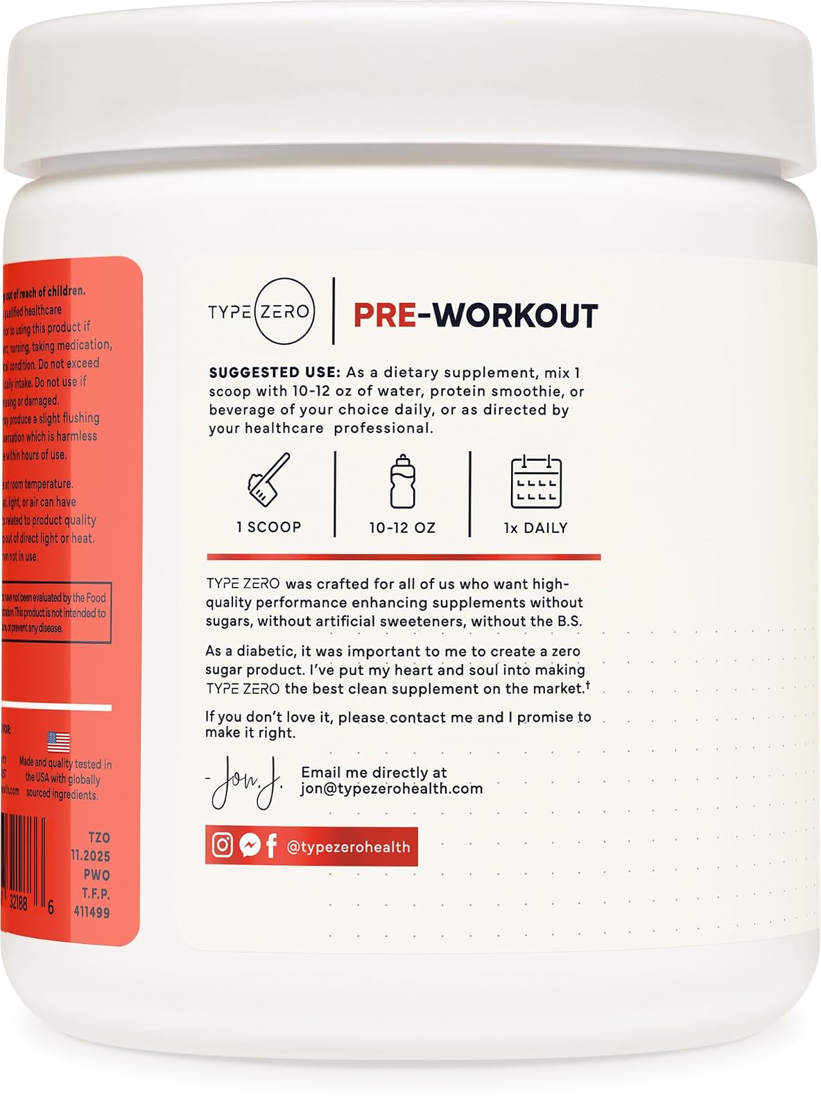 tropical fruit punch pre workout mix