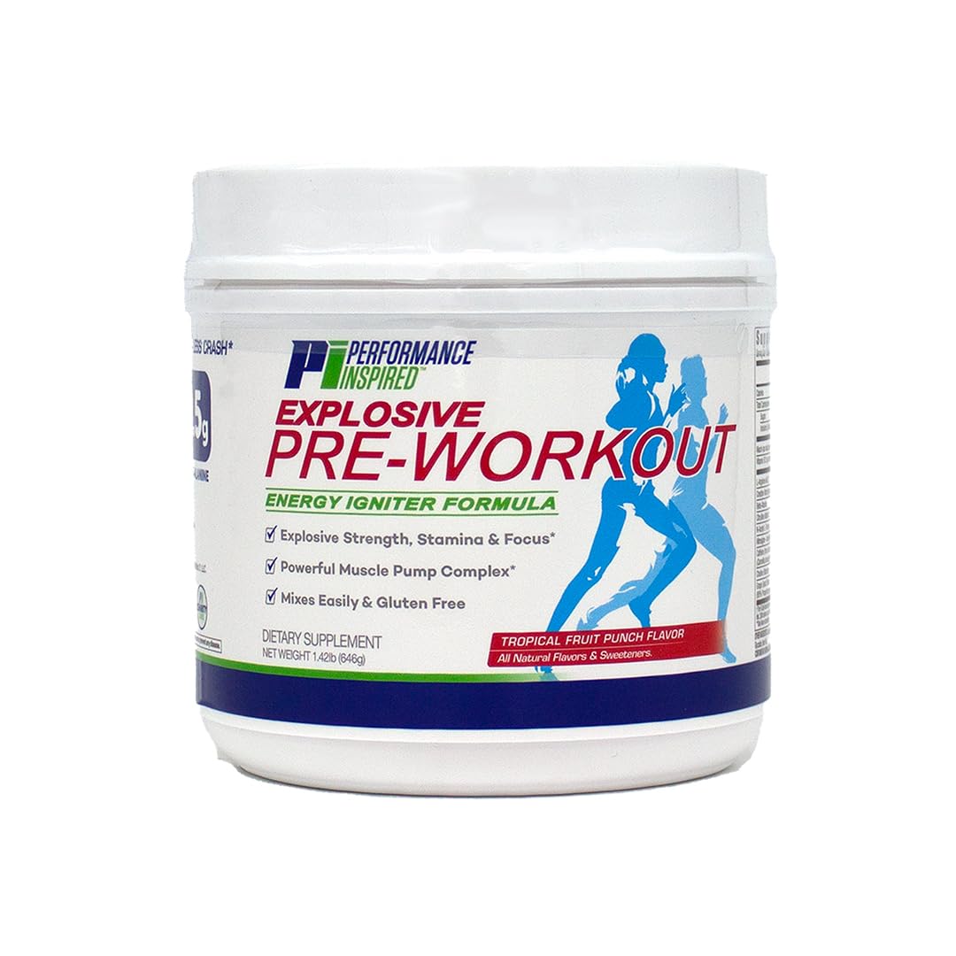tropical fruit punch pre-workout powder