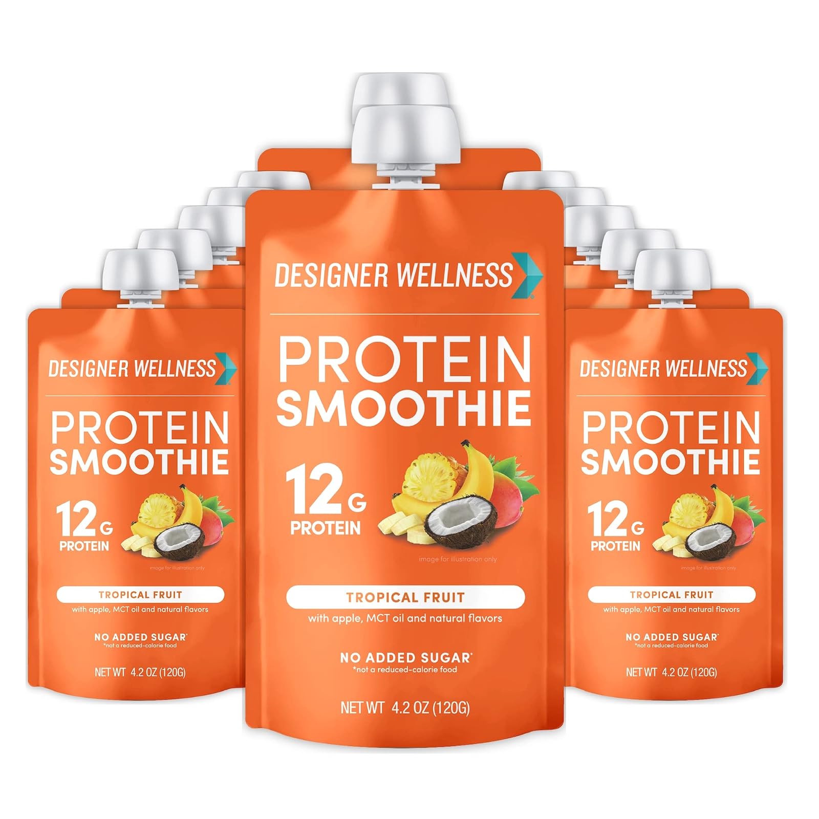 tropical fruit whey protein smoothie