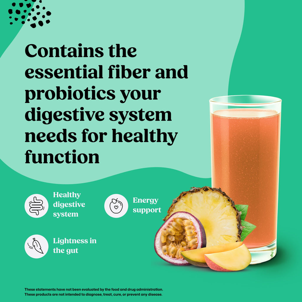 Tropical fruits psyllium supplement
