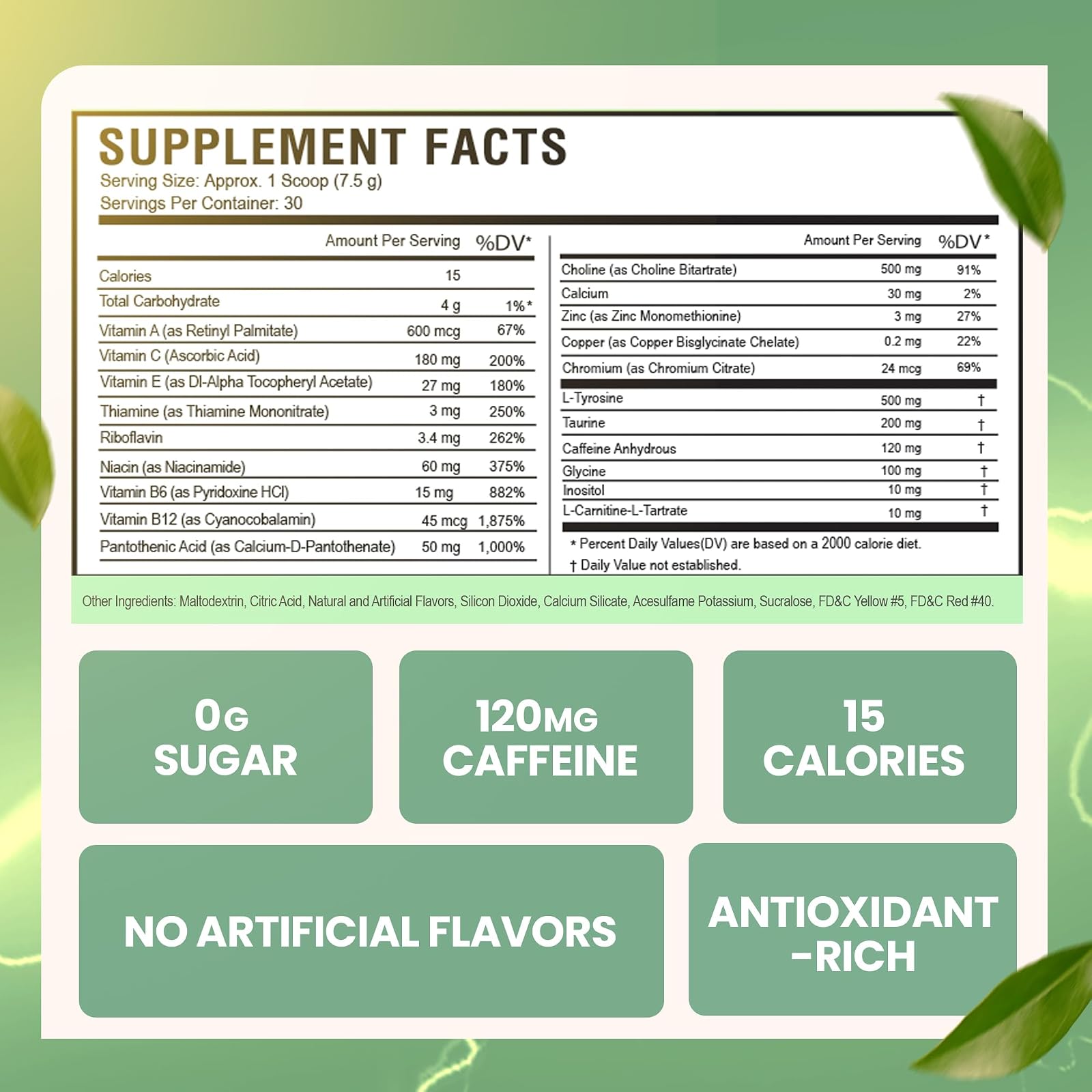 tropical fusion energy powder for endurance