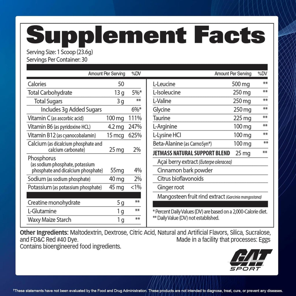 Tropical Ice creatine monohydrate supplement