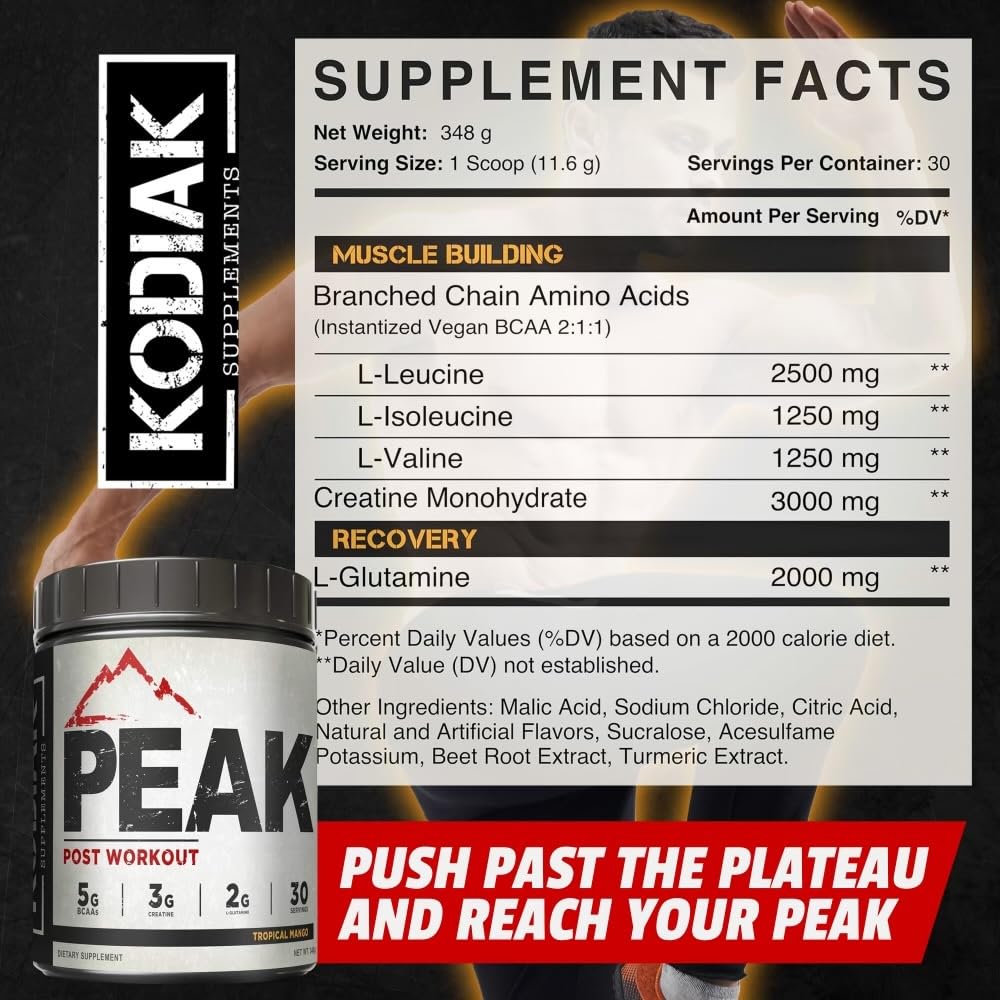 Tropical mango BCAA supplement