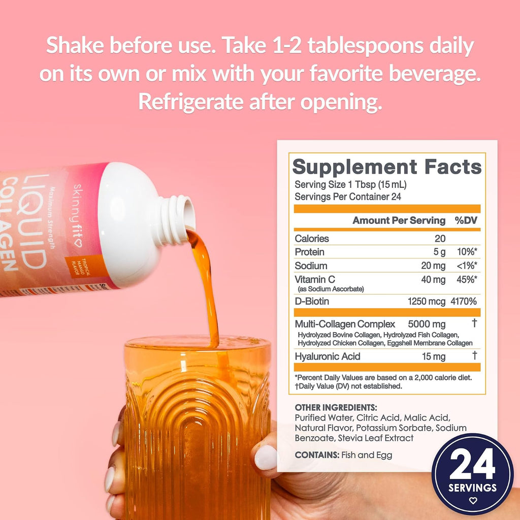 tropical mango collagen drink mix