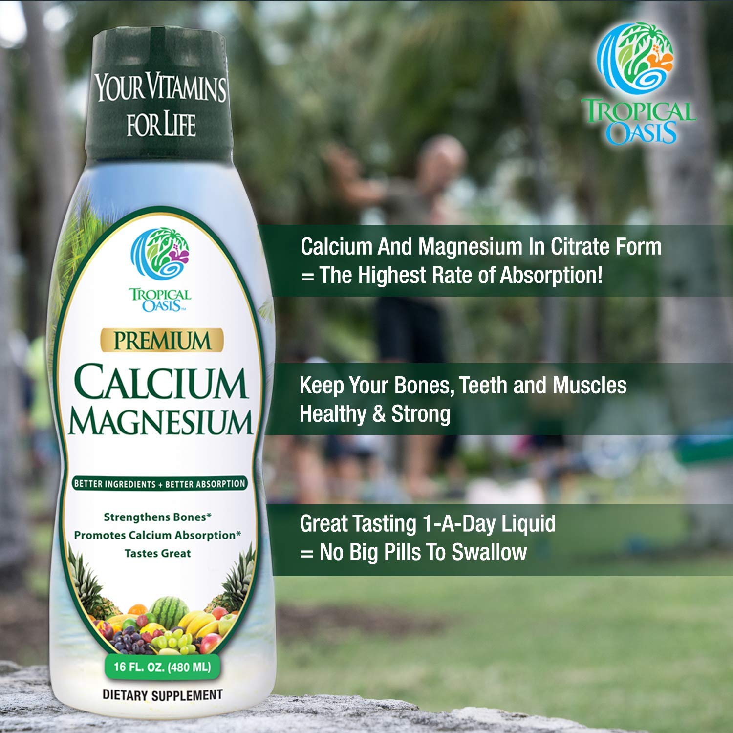 Tropical Oasis calcium and magnesium blend
