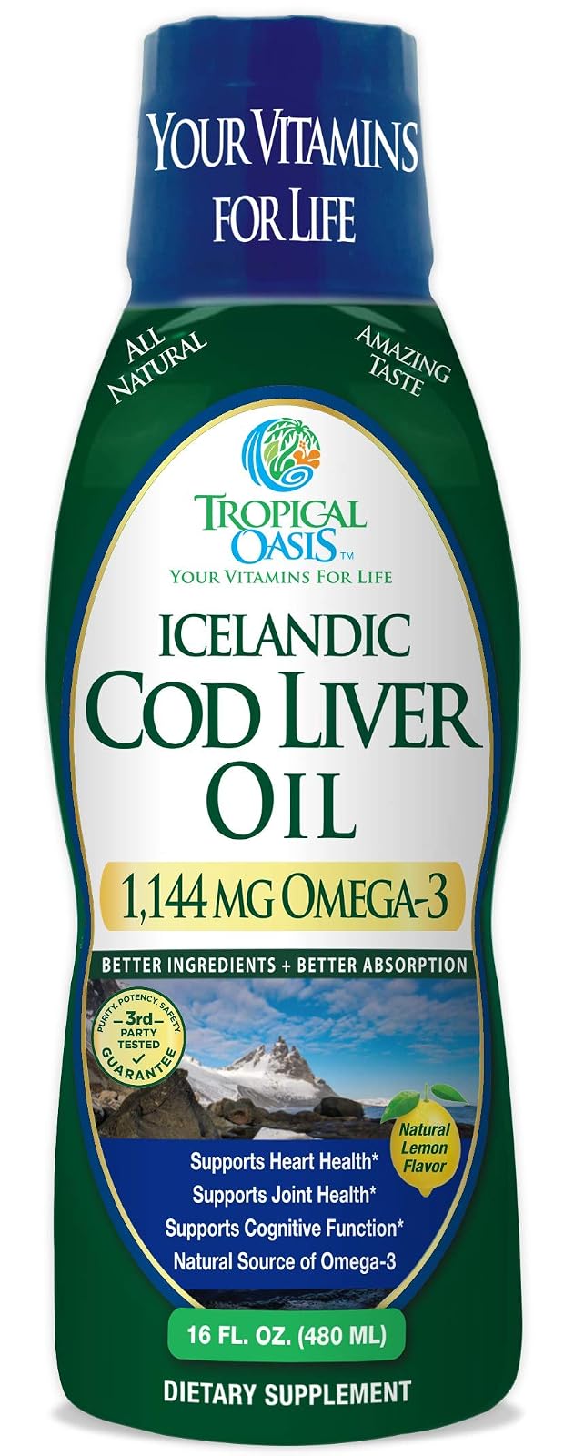 Tropical Oasis fish oil benefits