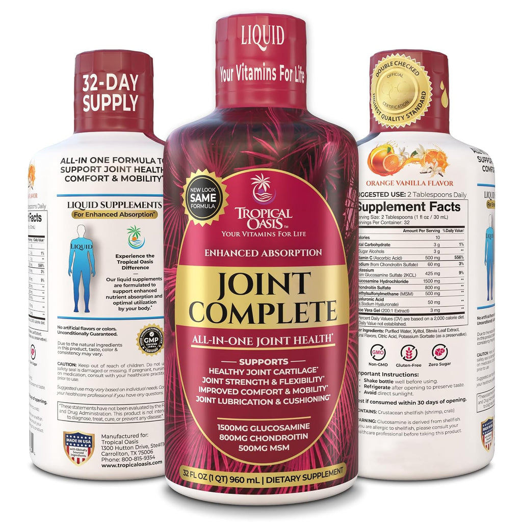 Tropical Oasis glucosamine liquid supplement
