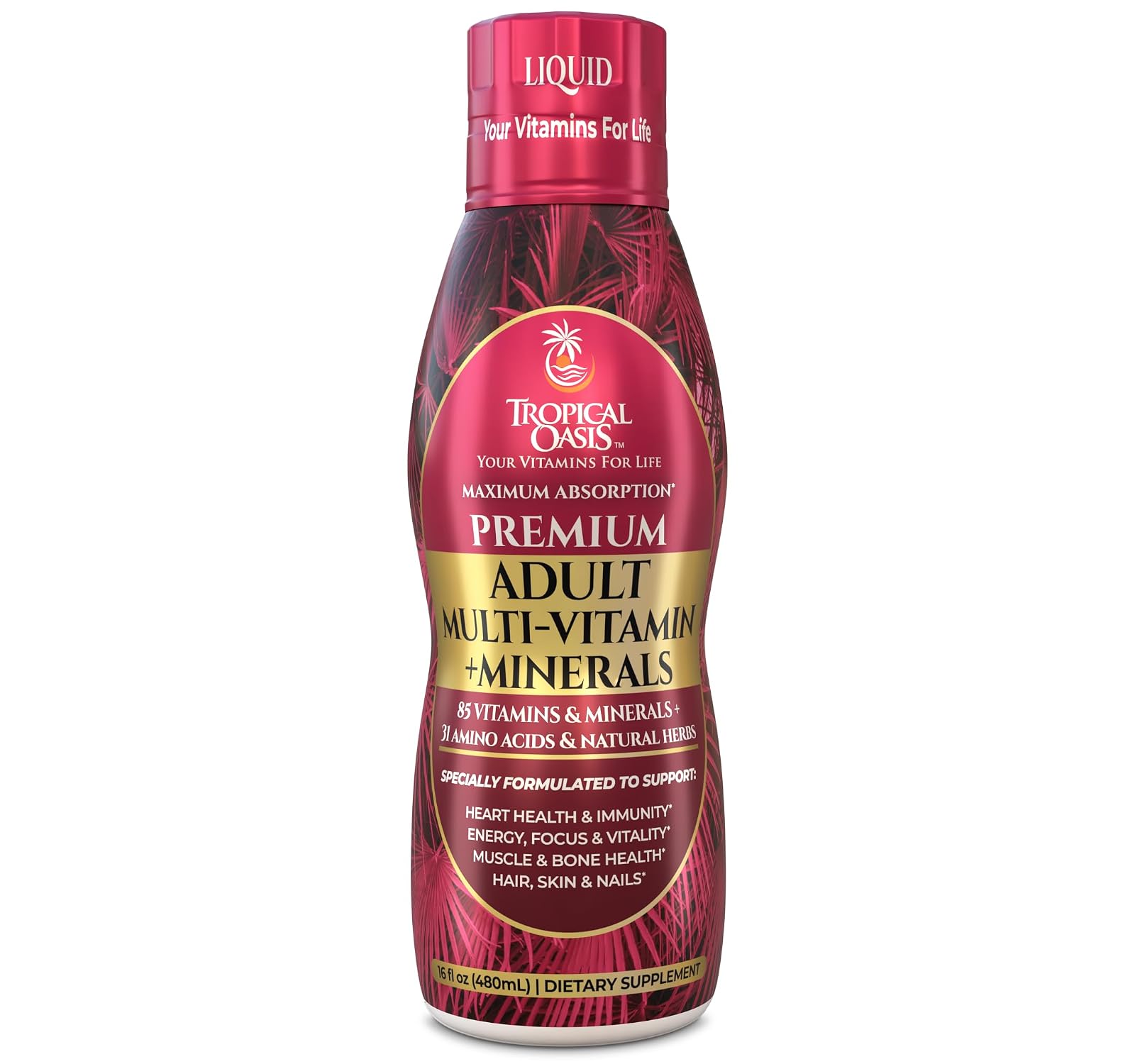 Tropical Oasis liquid multivitamin benefits