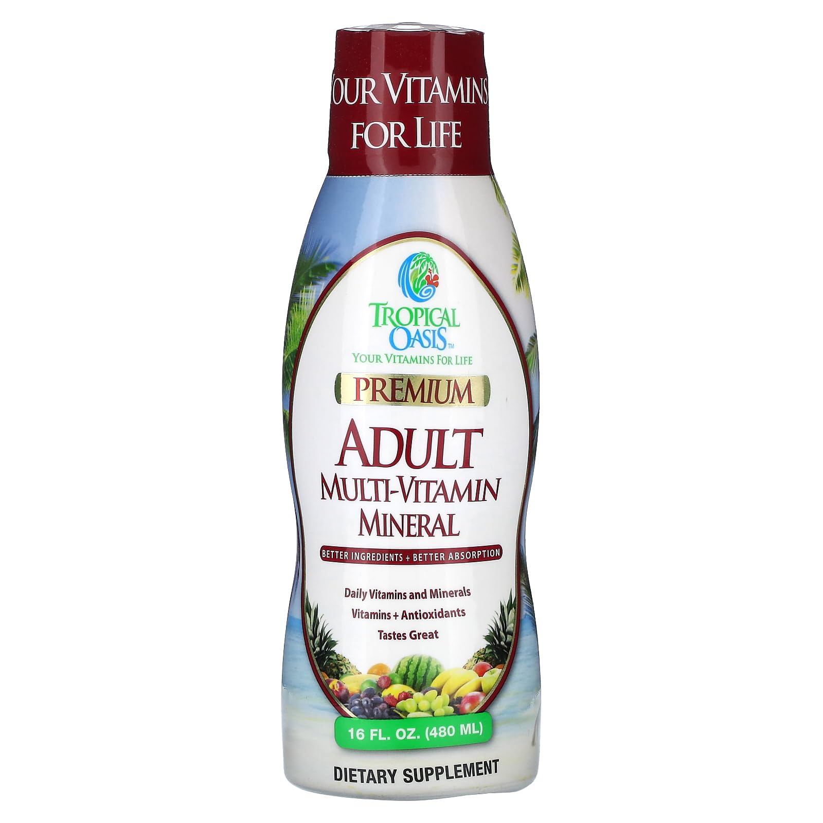 Tropical Oasis multivitamins for adults
