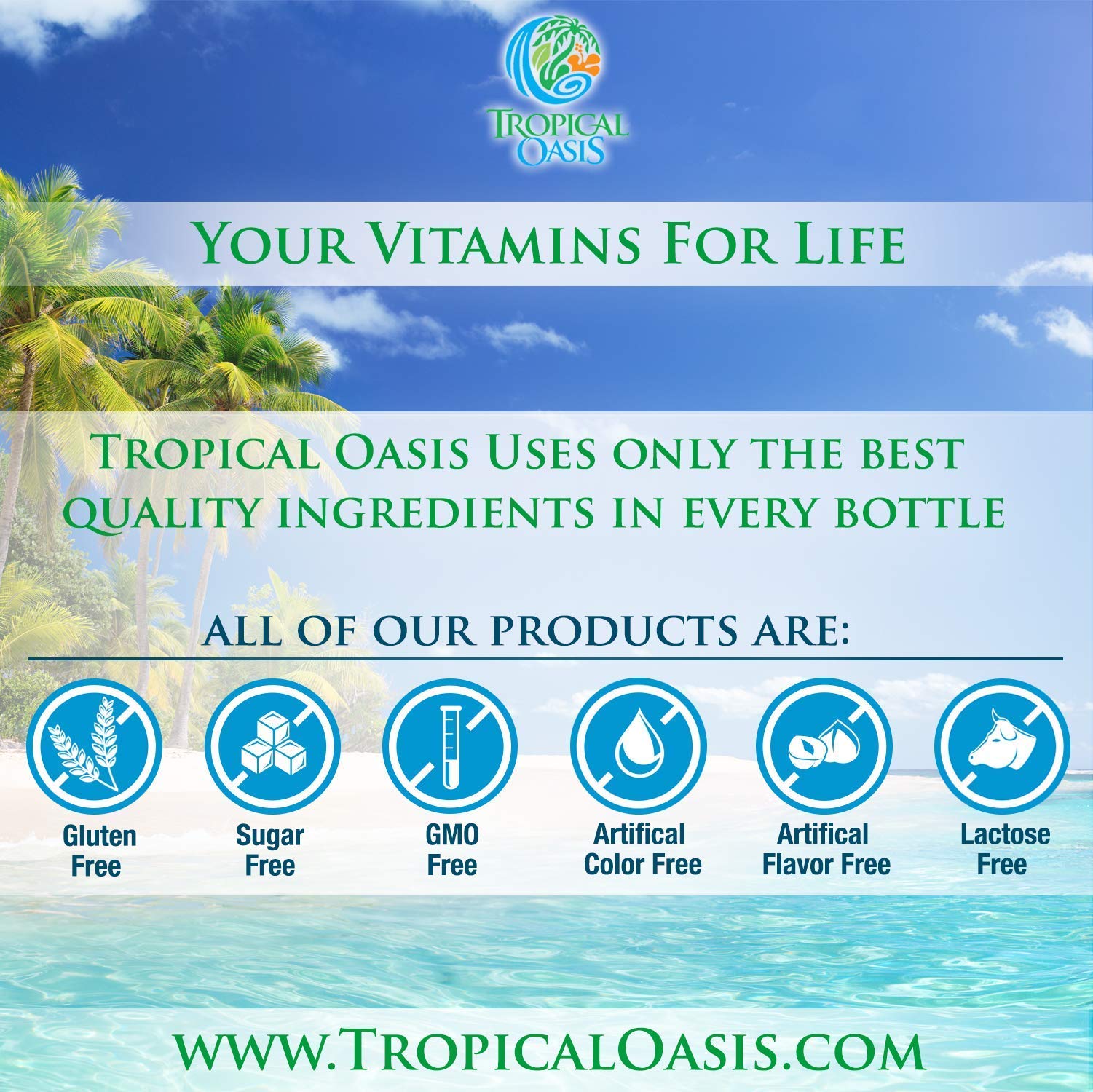 Tropical Oasis trace mineral drops