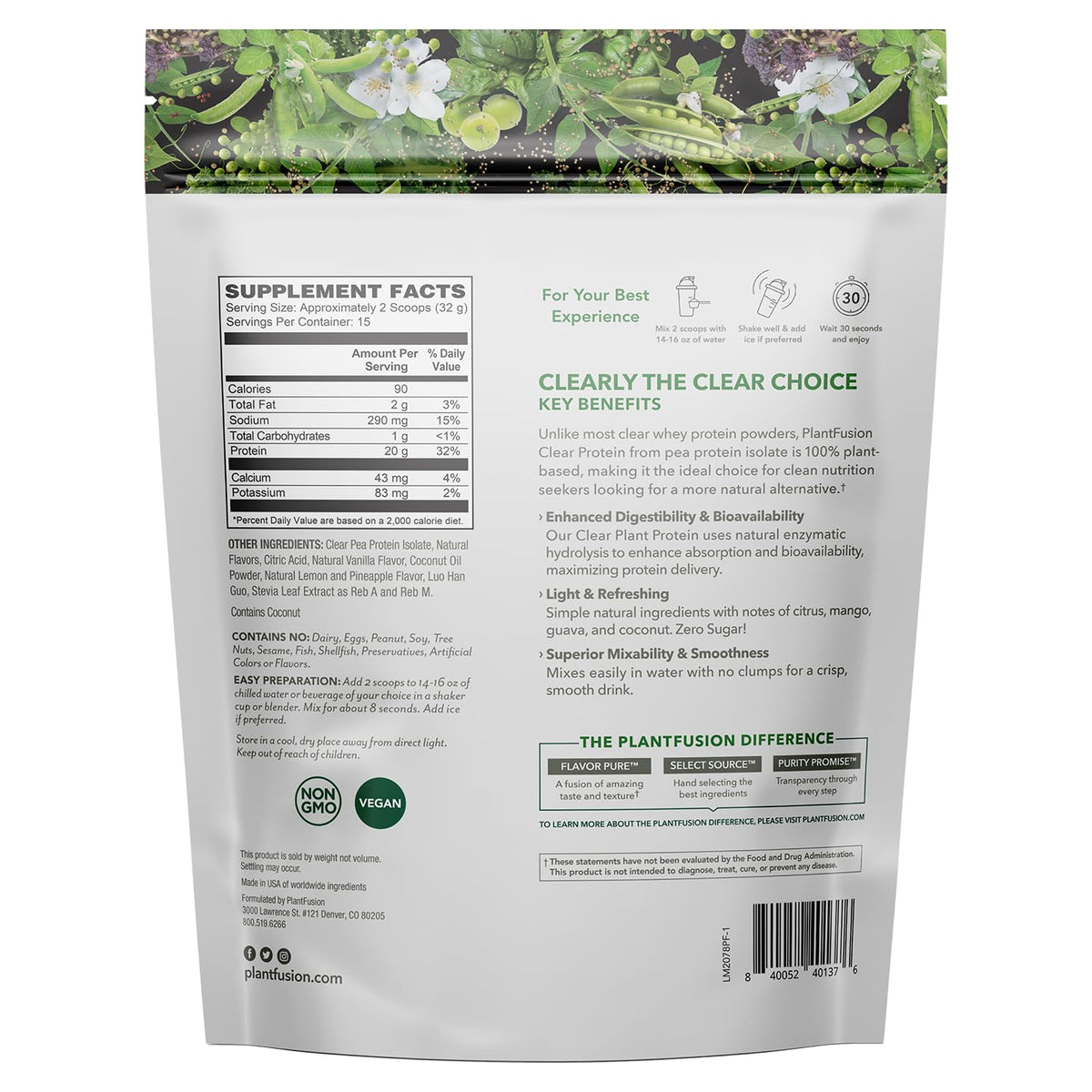 tropical punch plant protein blend
