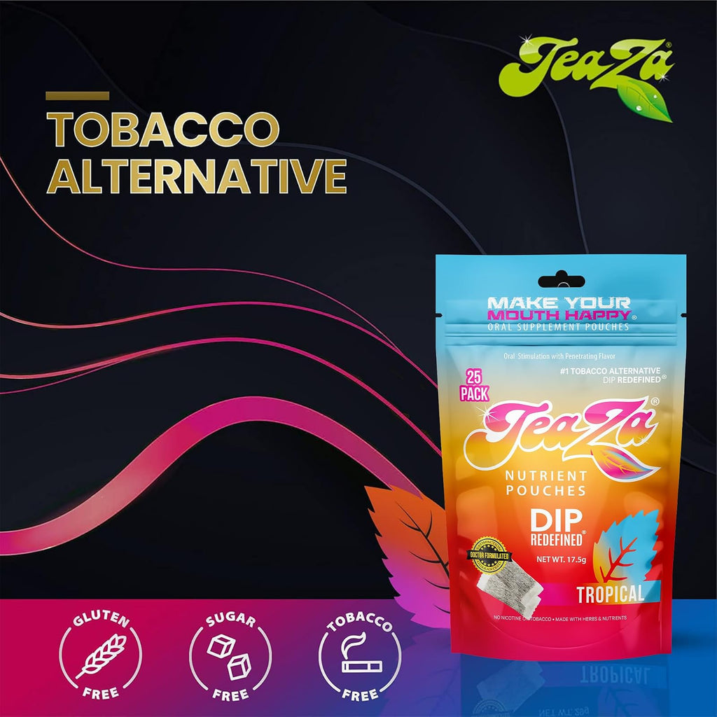 Tropical TeaZa pouches for focus