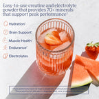 Tropical watermelon creatine supplement