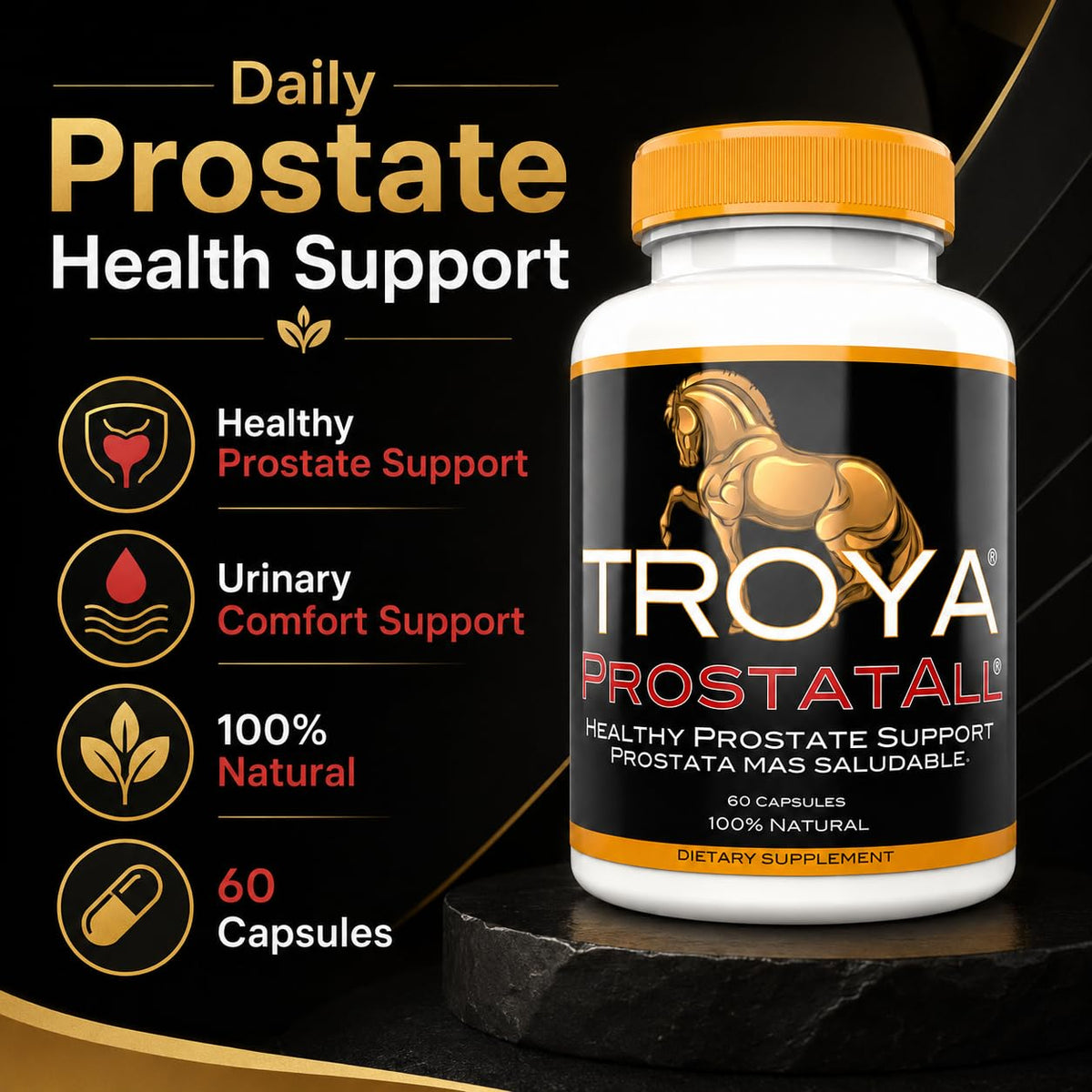 Troya capsules for optimal prostate care