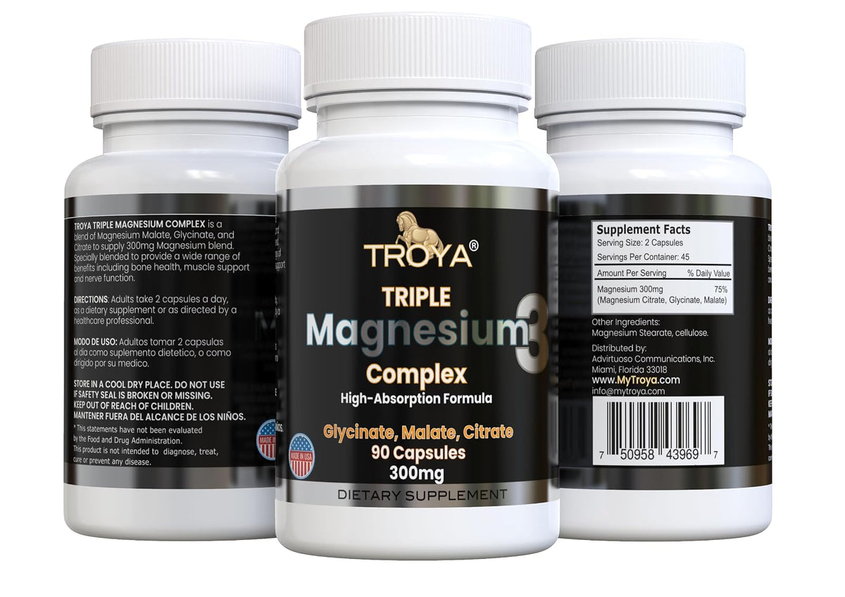 Troya magnesium capsules for relaxation