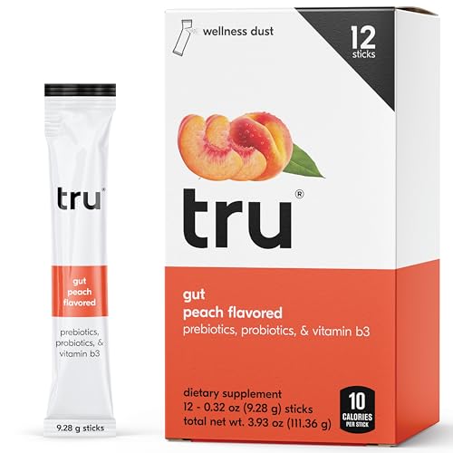 Tru Gut Powder peach flavour