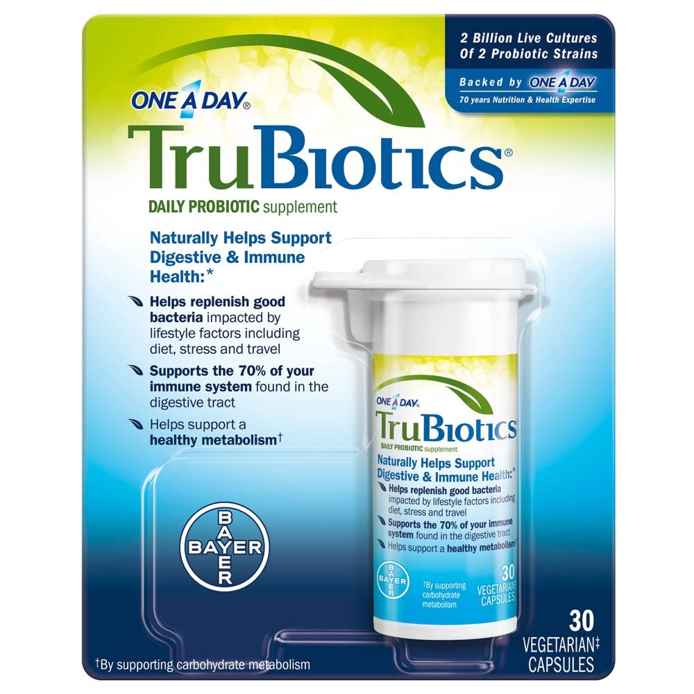TruBiotics Daily Probiotic capsules for gut health