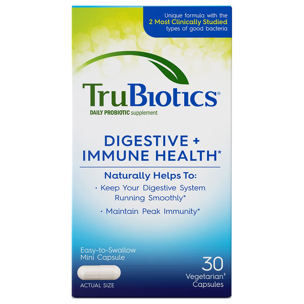 TruBiotics daily probiotic capsules