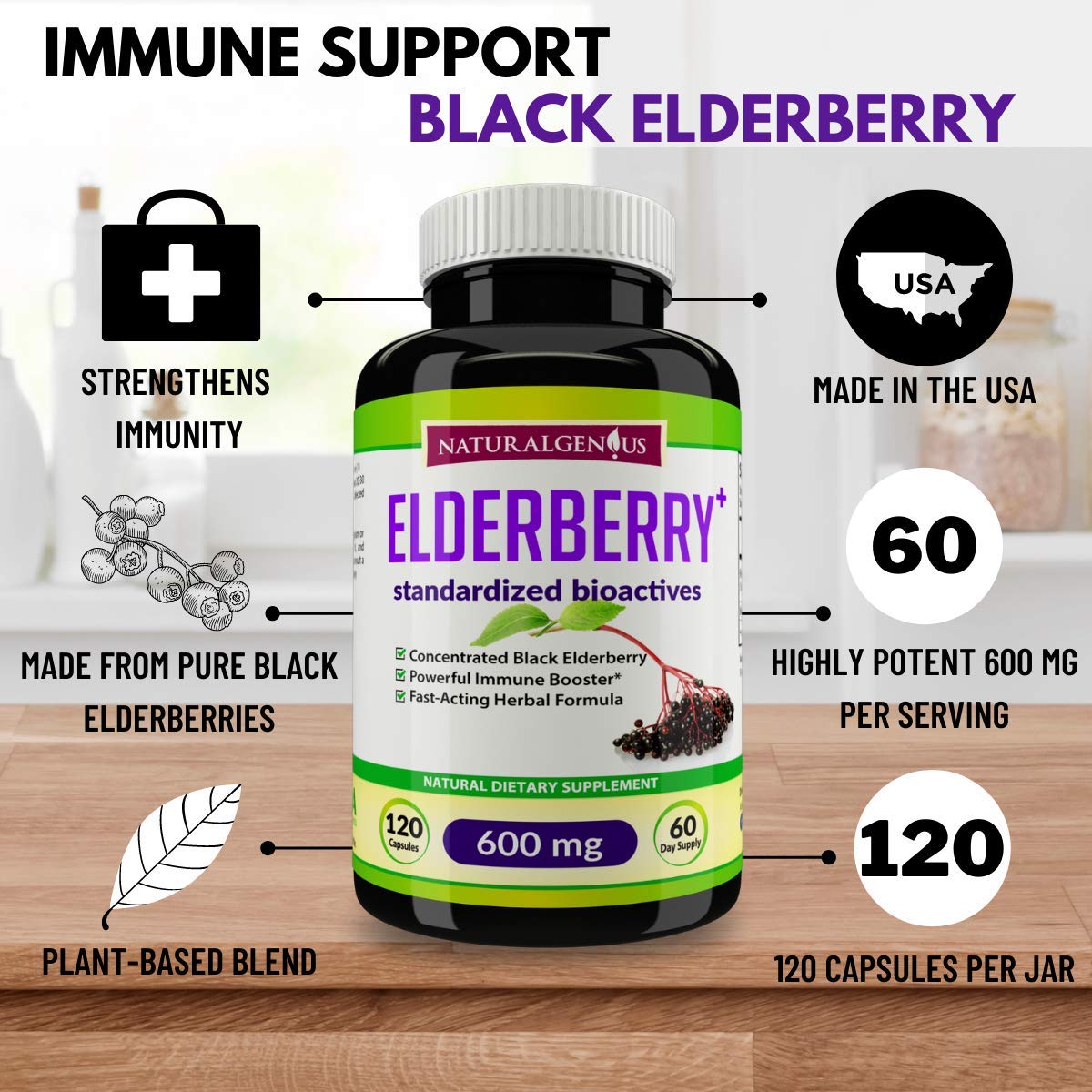 True 60-day supply of elderberry