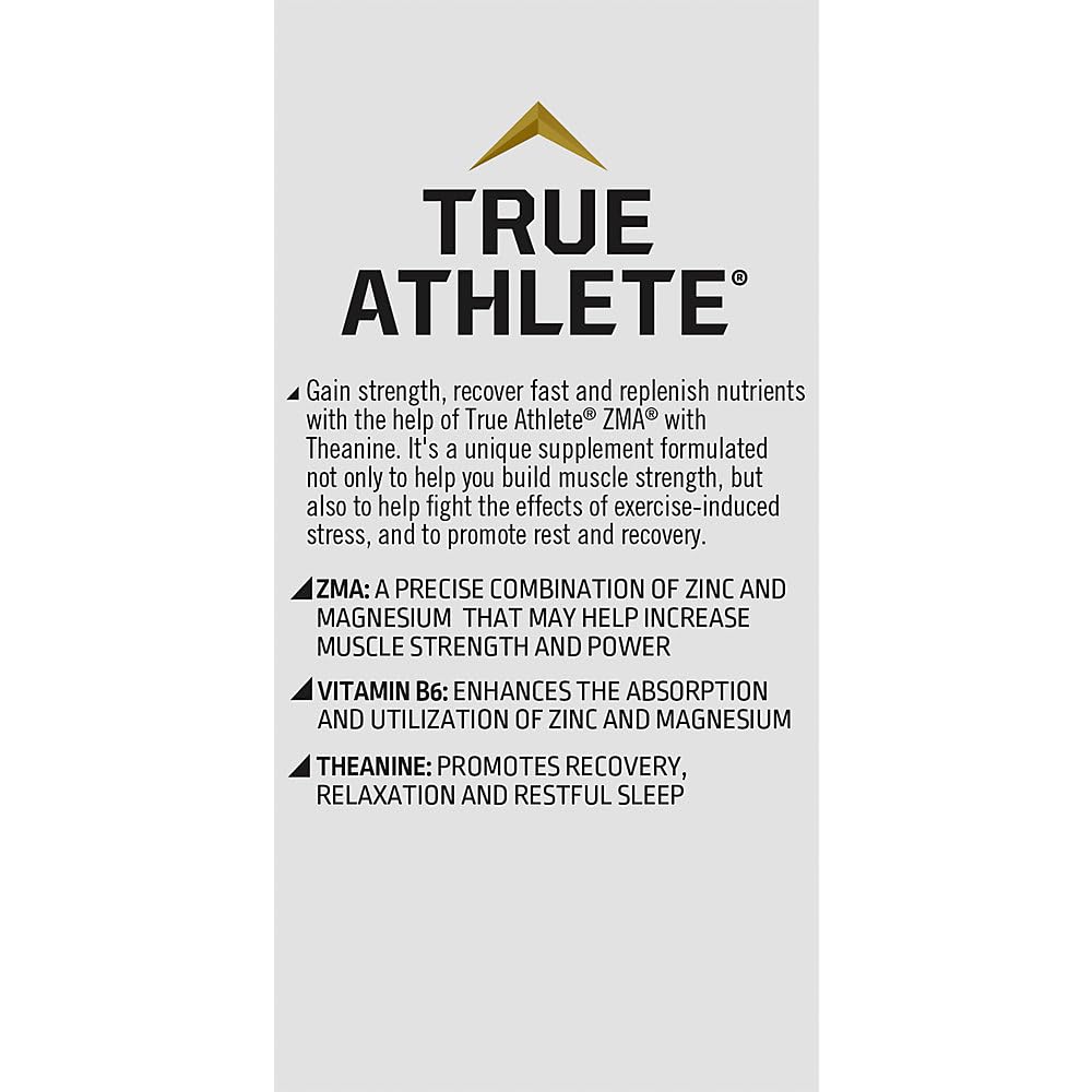 True Athlete ZMA for improved performance