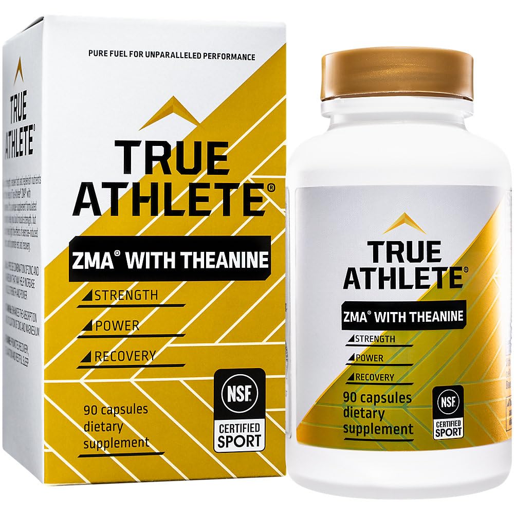 True Athlete ZMA recovery support capsules