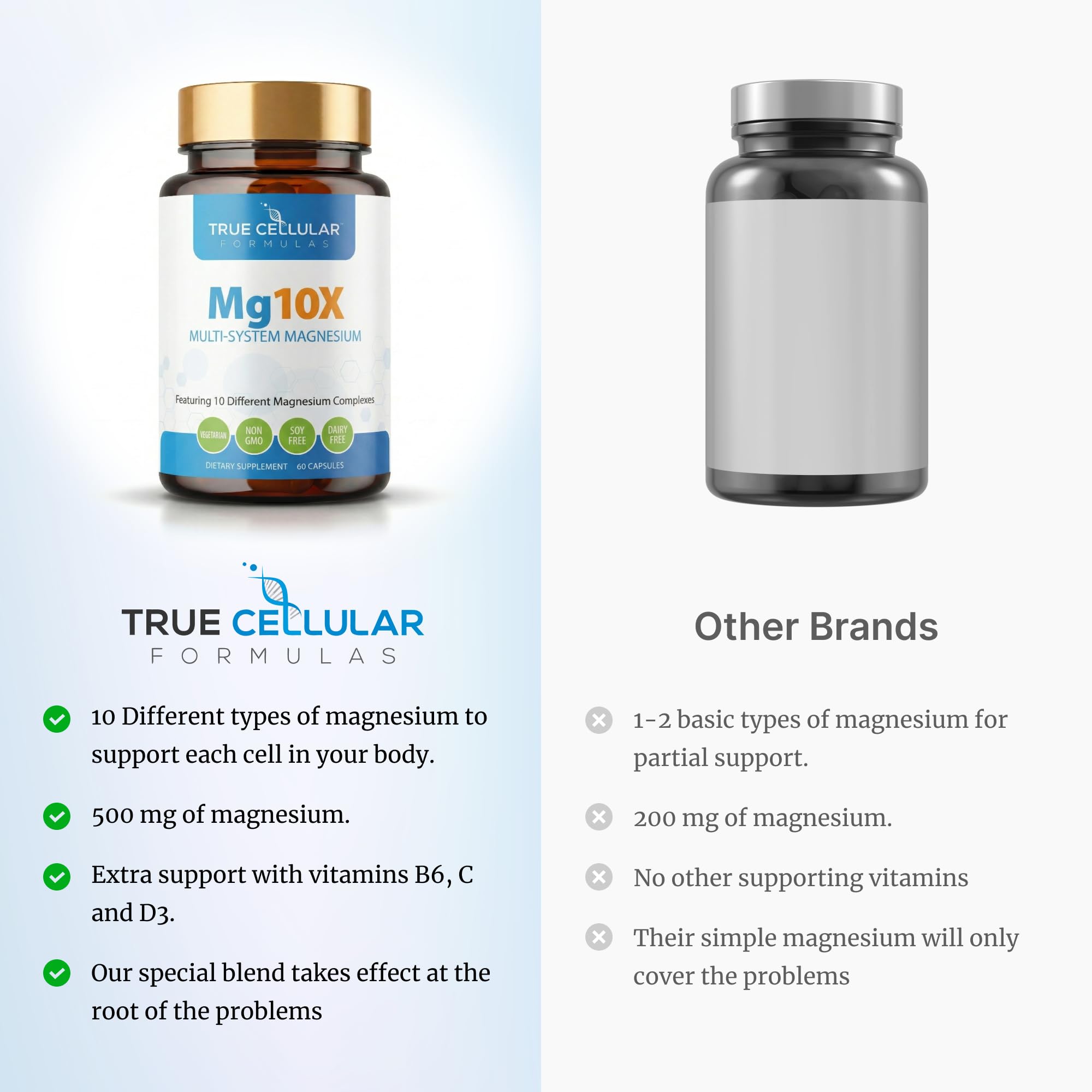 True Cellular magnesium for relaxation