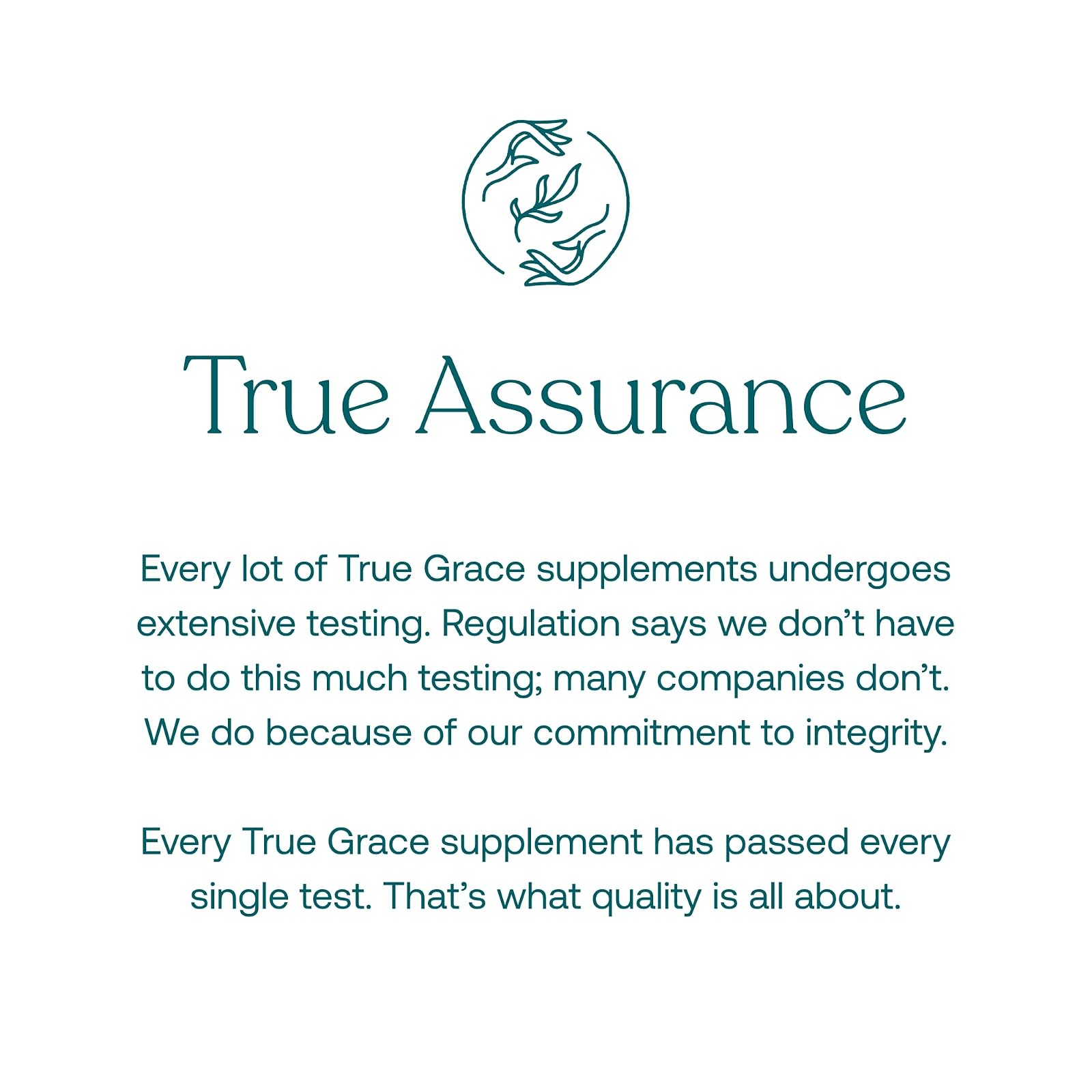 True Grace 50 billion CFU probiotic capsules