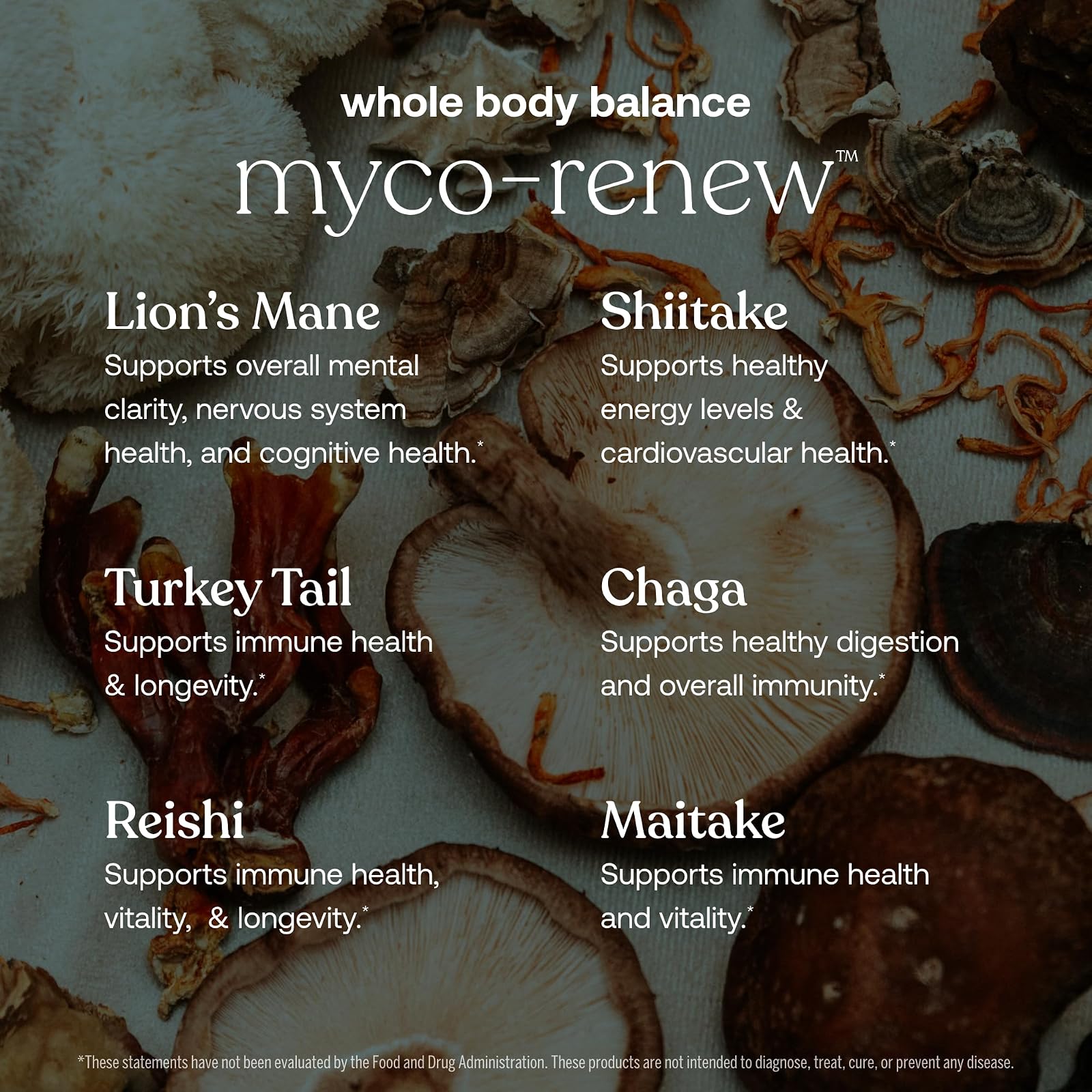 True Grace adaptogenic mushroom capsules