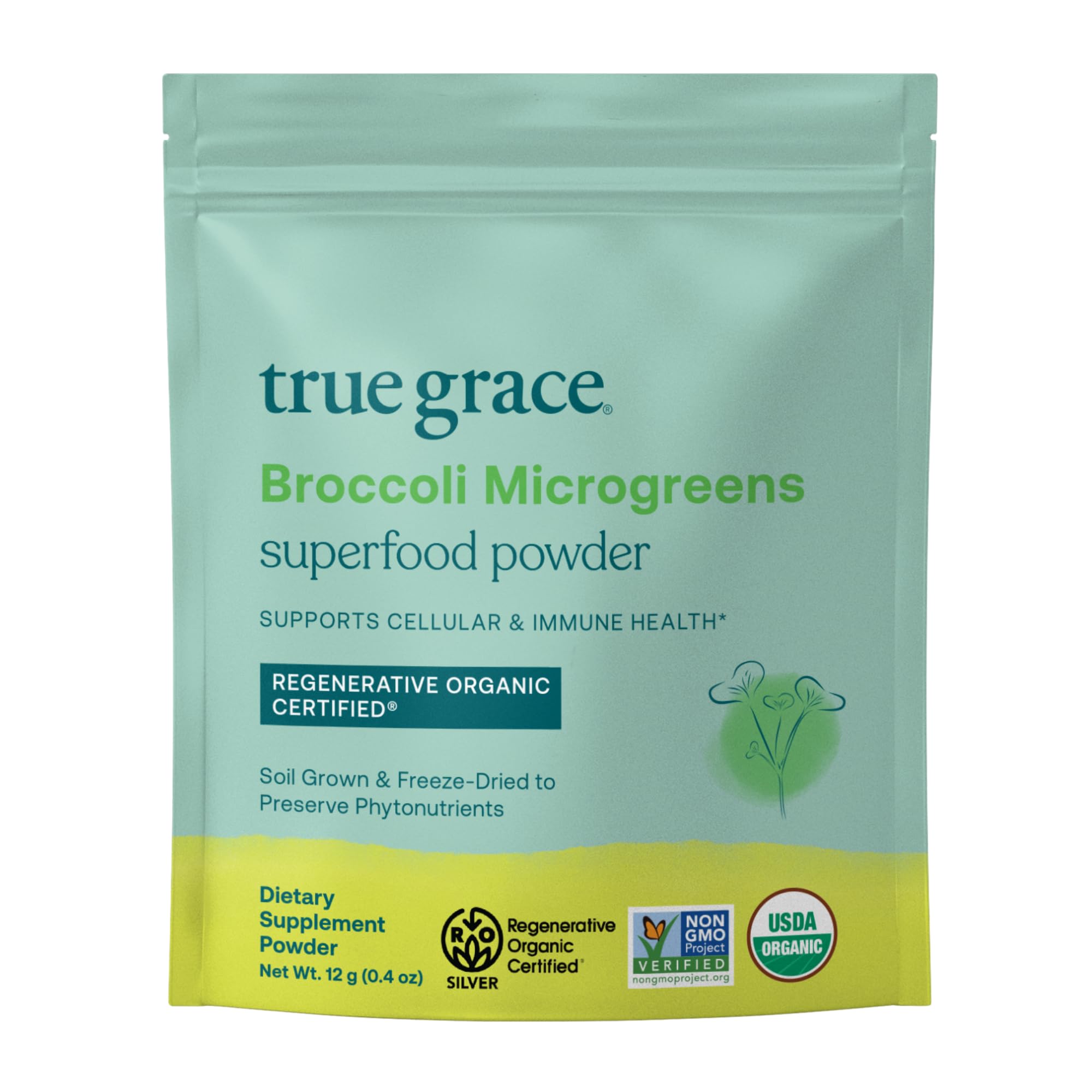 True Grace Broccoli Microgreens powder