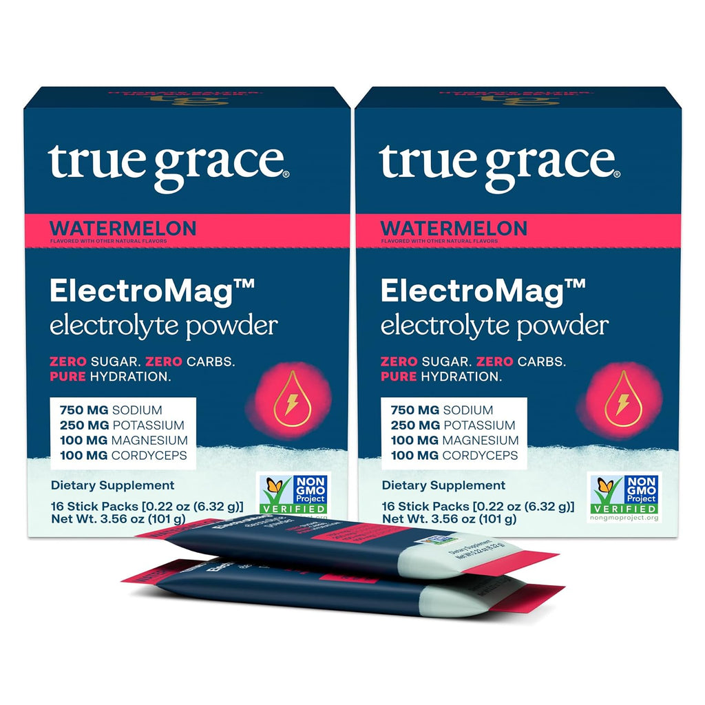 True Grace ElectroMag watermelon electrolyte powder