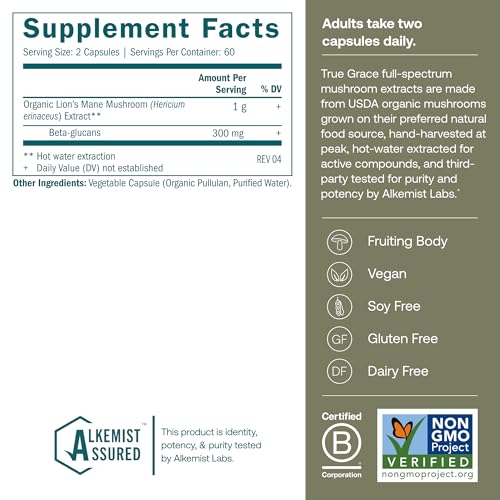 True Grace lion's mane cognitive support