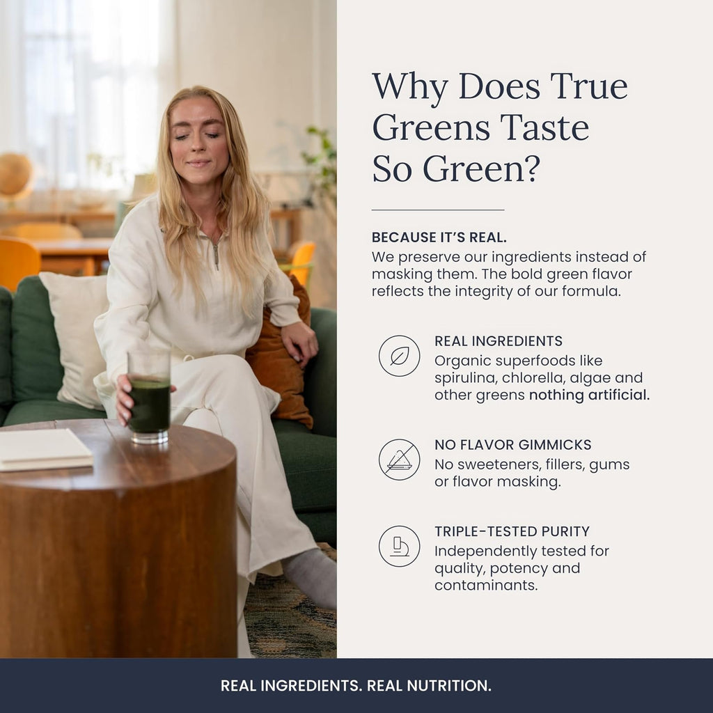 True Greens Powder for detox support