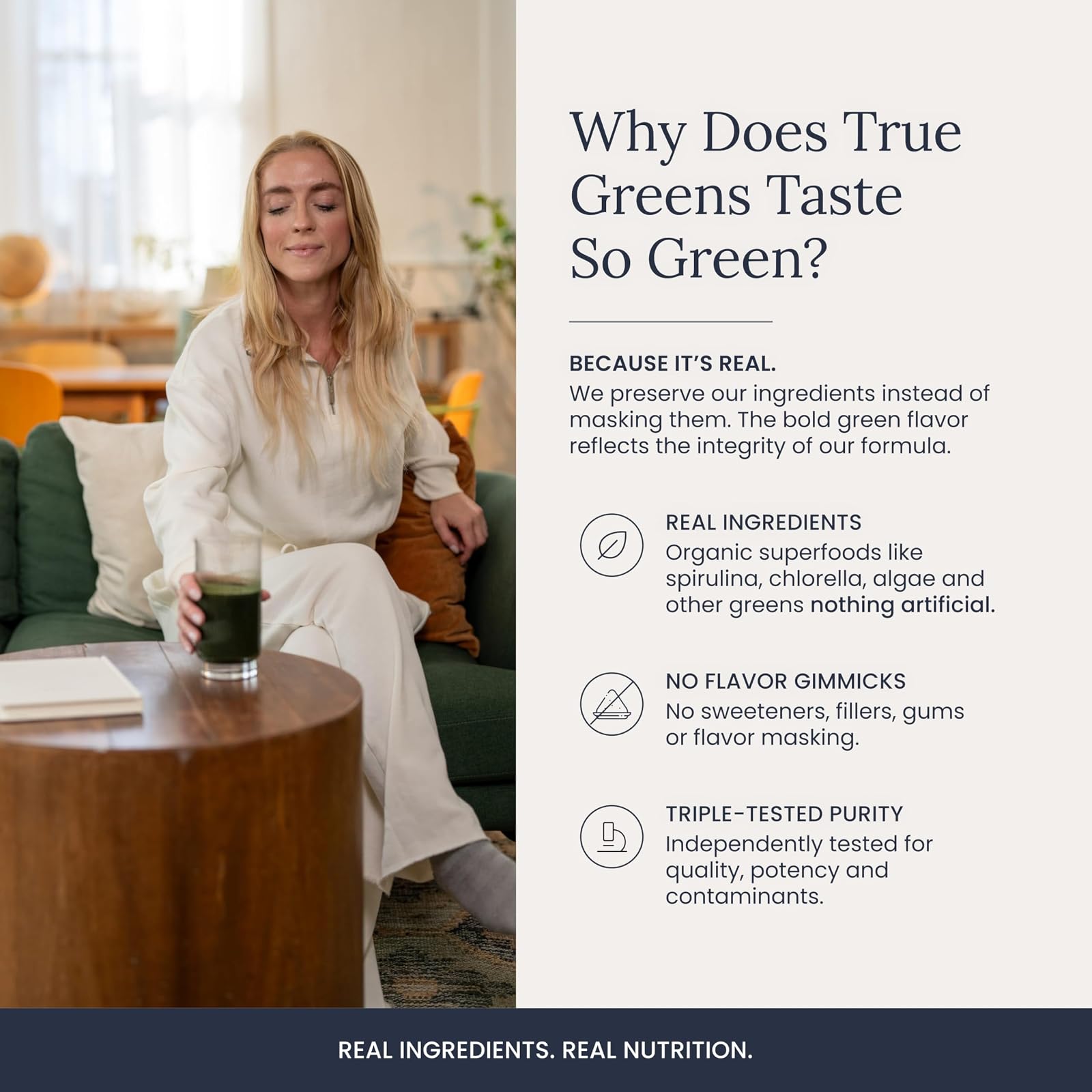 True Greens Powder for detox support