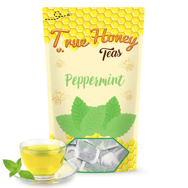 True Honey peppermint herbal tea bags