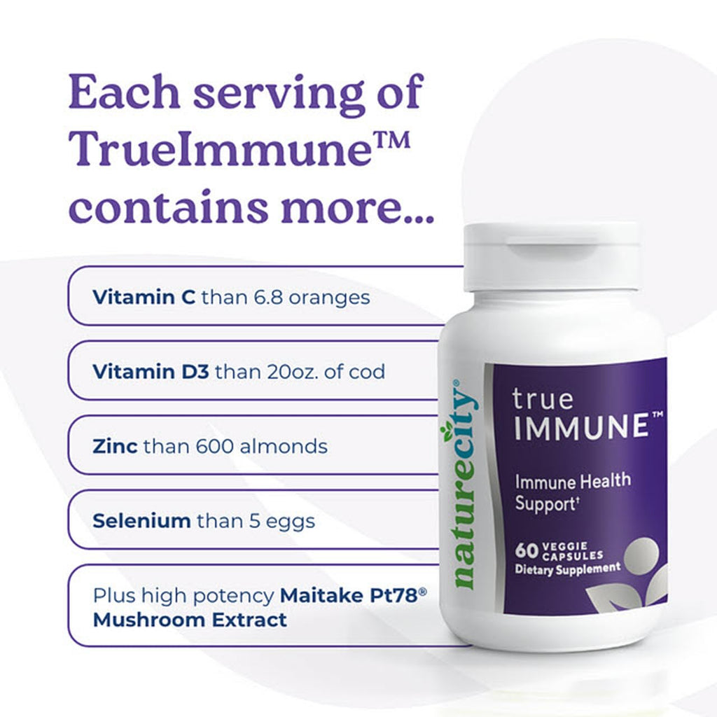 True-Immune mushrooms with vitamin D3