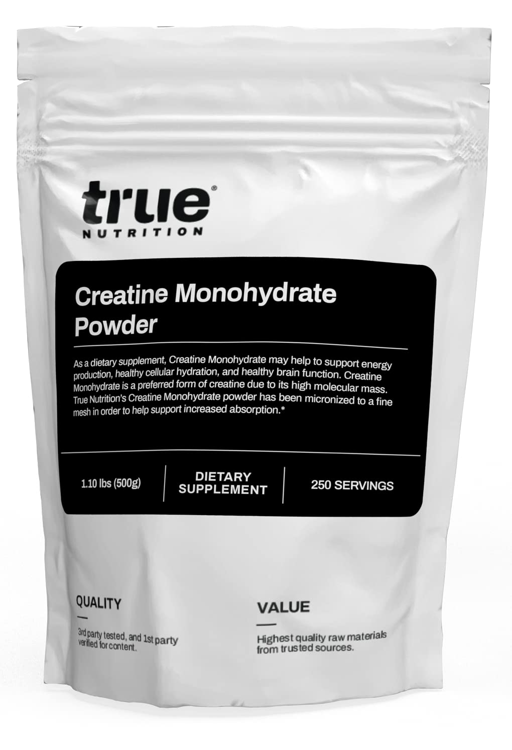 True Nutrition creatine monohydrate powder