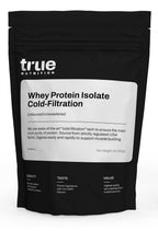 True Nutrition whey protein isolate unflavored