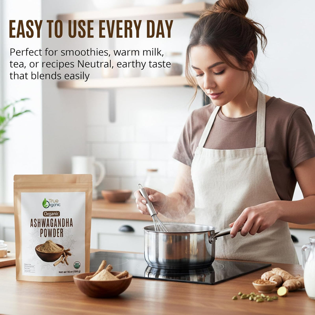 True Organic Ashwagandha for better sleep