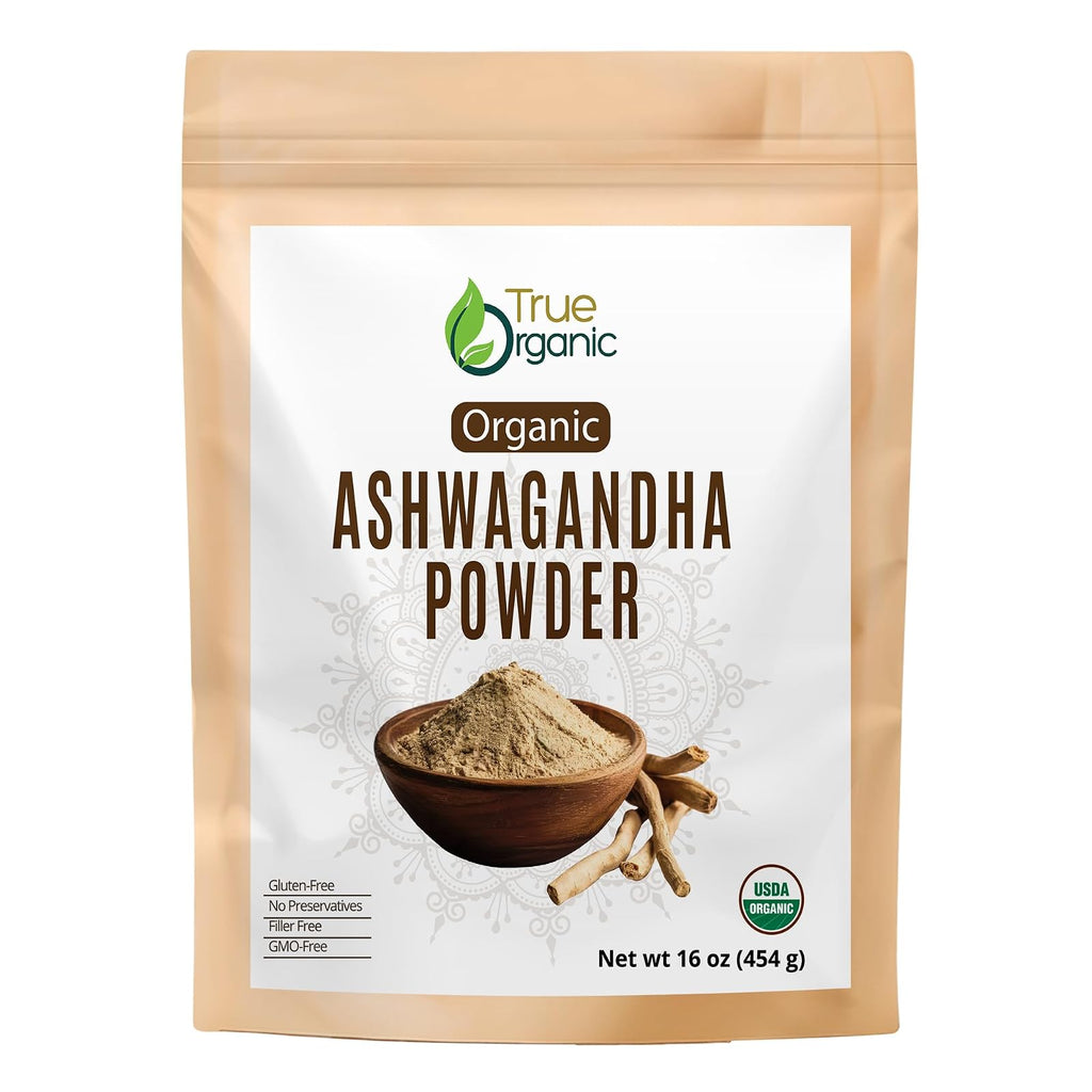 True Organic Ashwagandha powder benefits