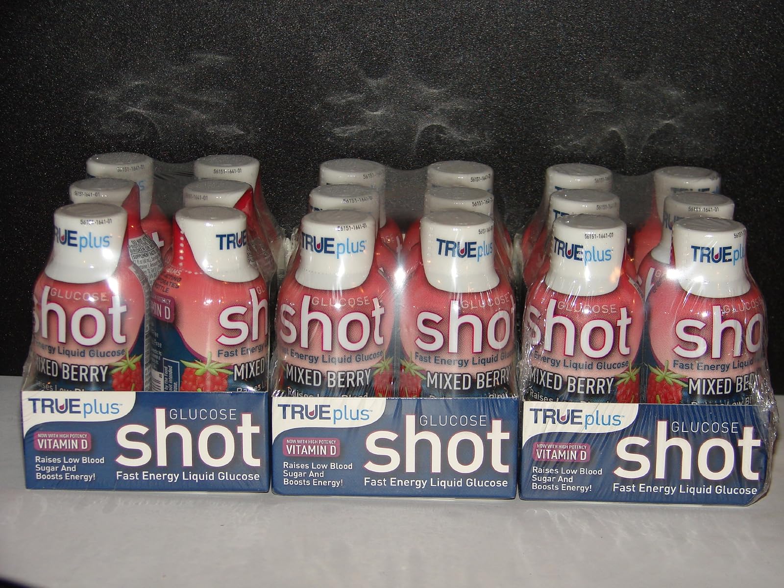 True Plus Mixed Berry energy shots