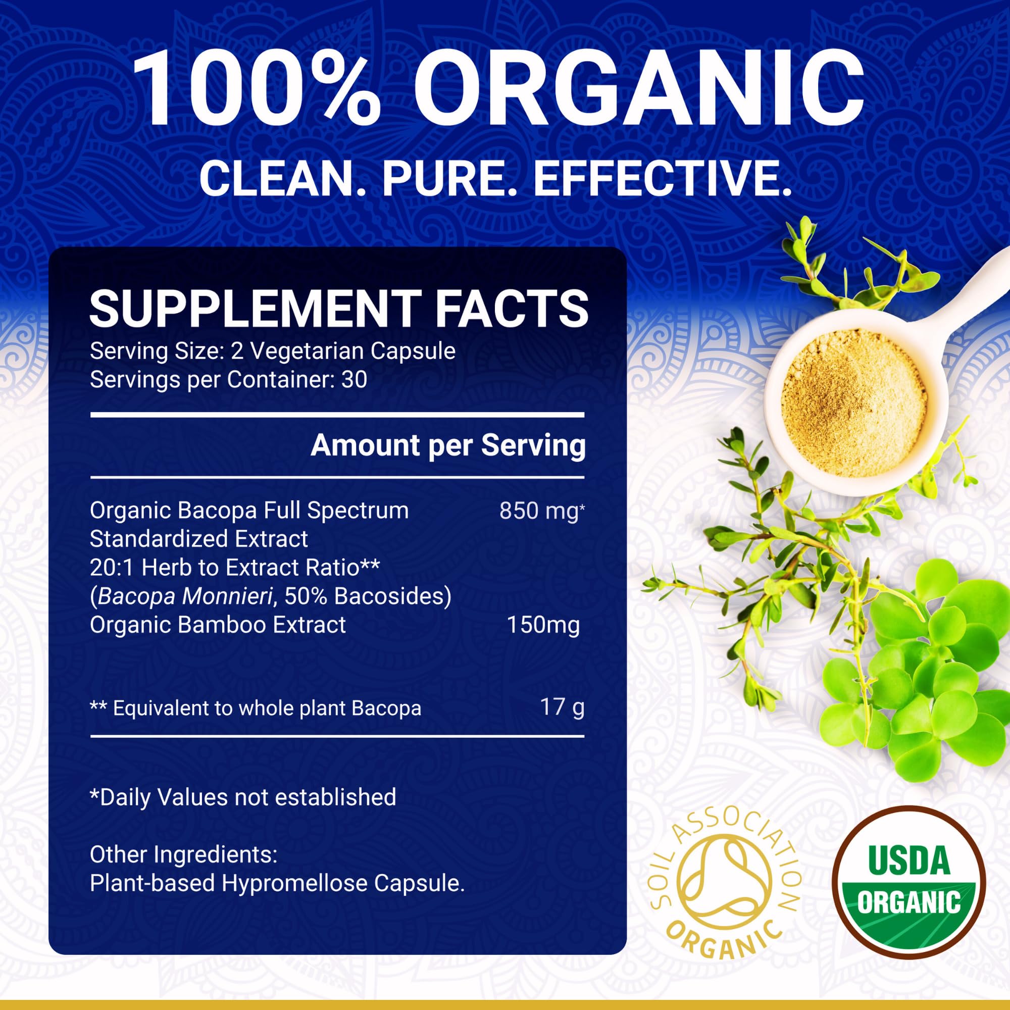 True Veda bacopa monnieri formula