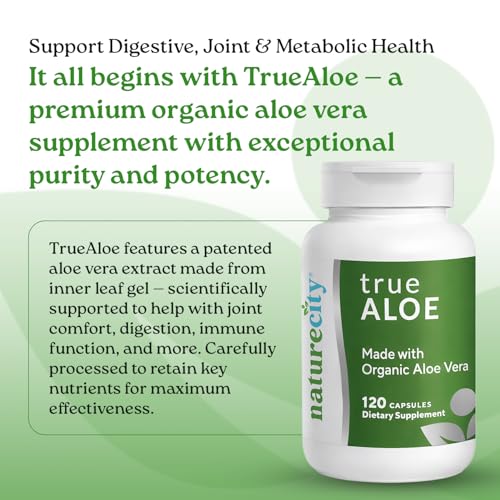 TrueAloe organic aloe vera for vitality