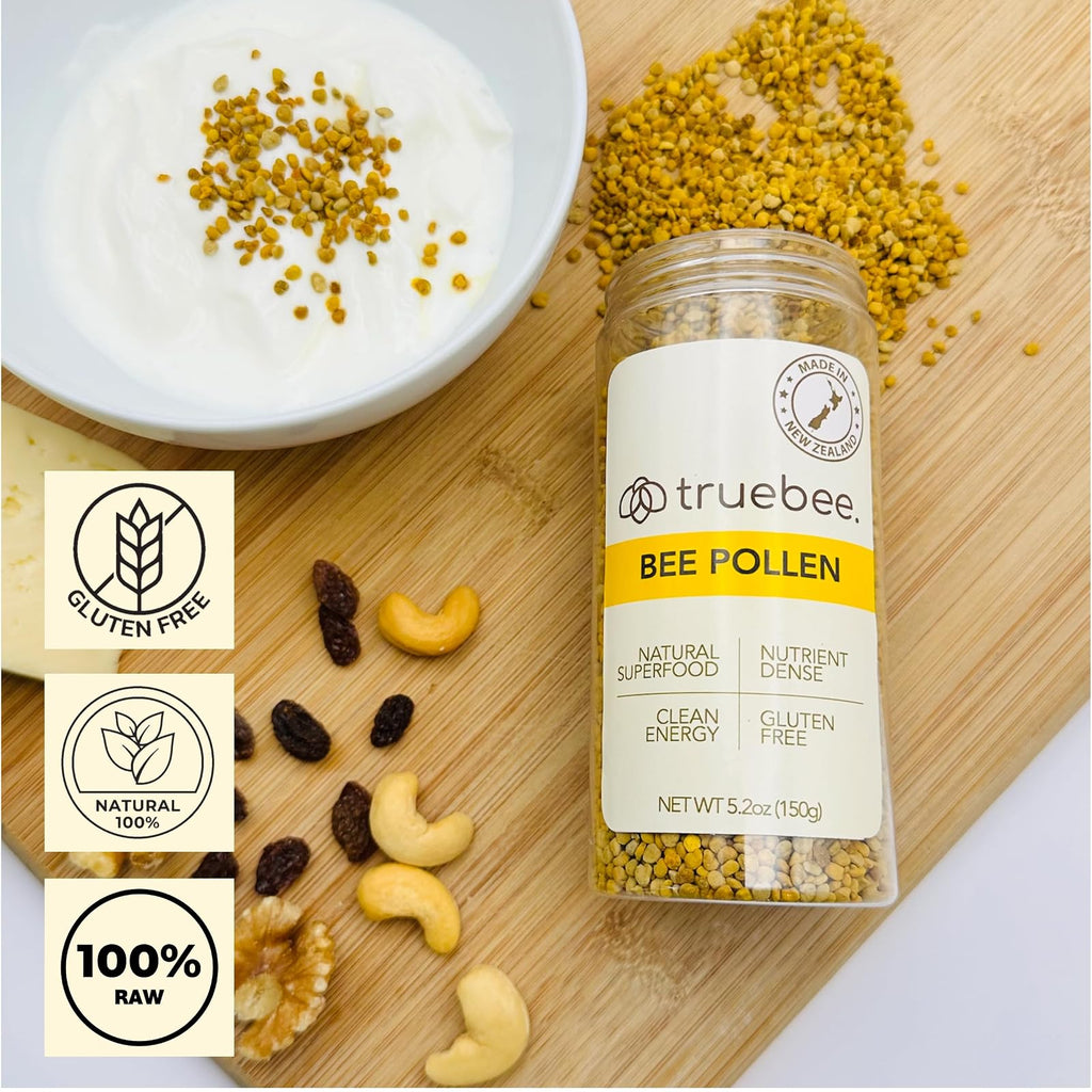 truebee bee pollen granules for smoothies