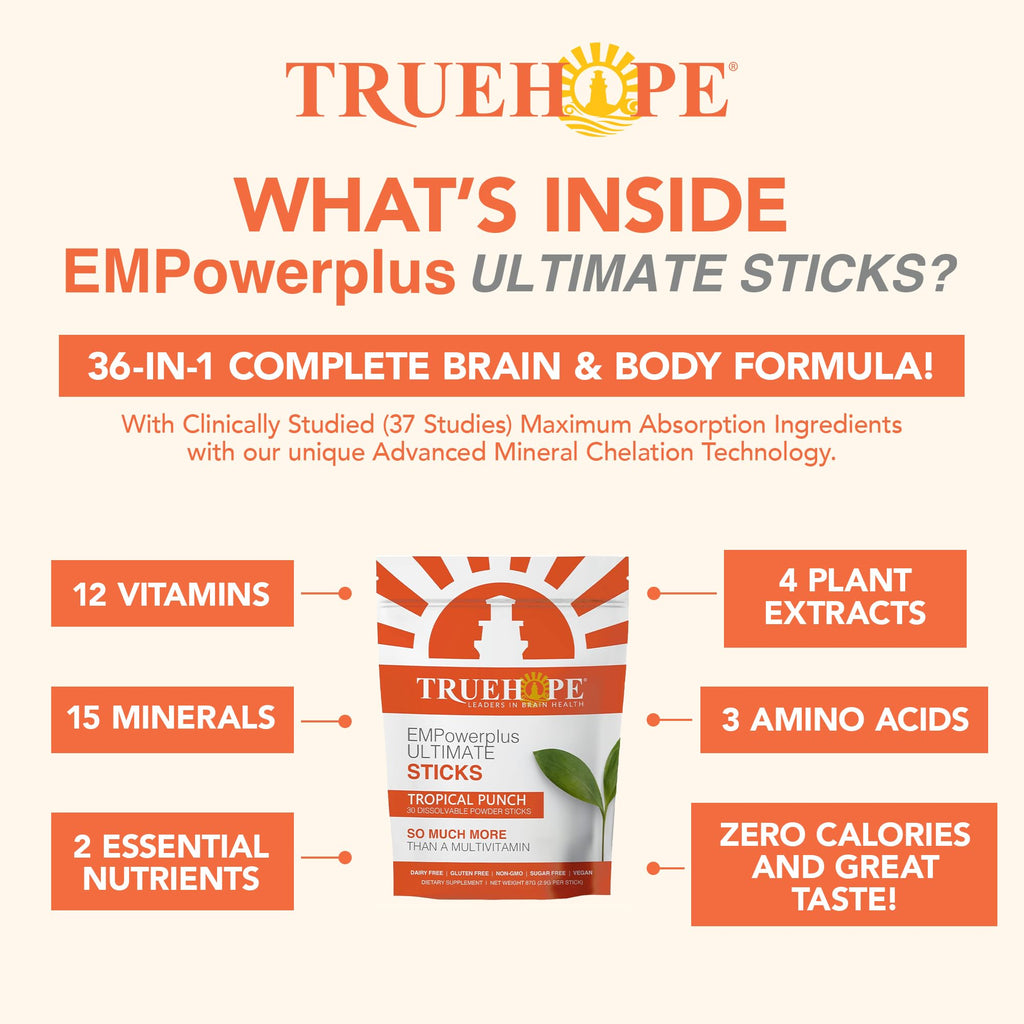 Truehope vitamin supplements for focus
