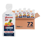 TRUEplus glucose gel pouch fruit punch