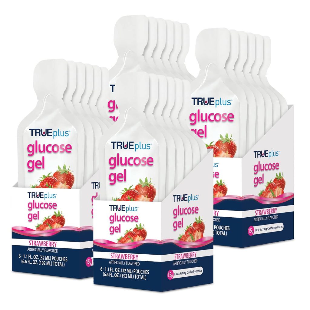 TRUEplus glucose gel pouch strawberry